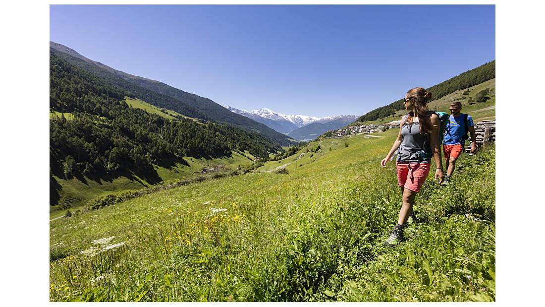 Wandern auf dem E5 in Südtirol